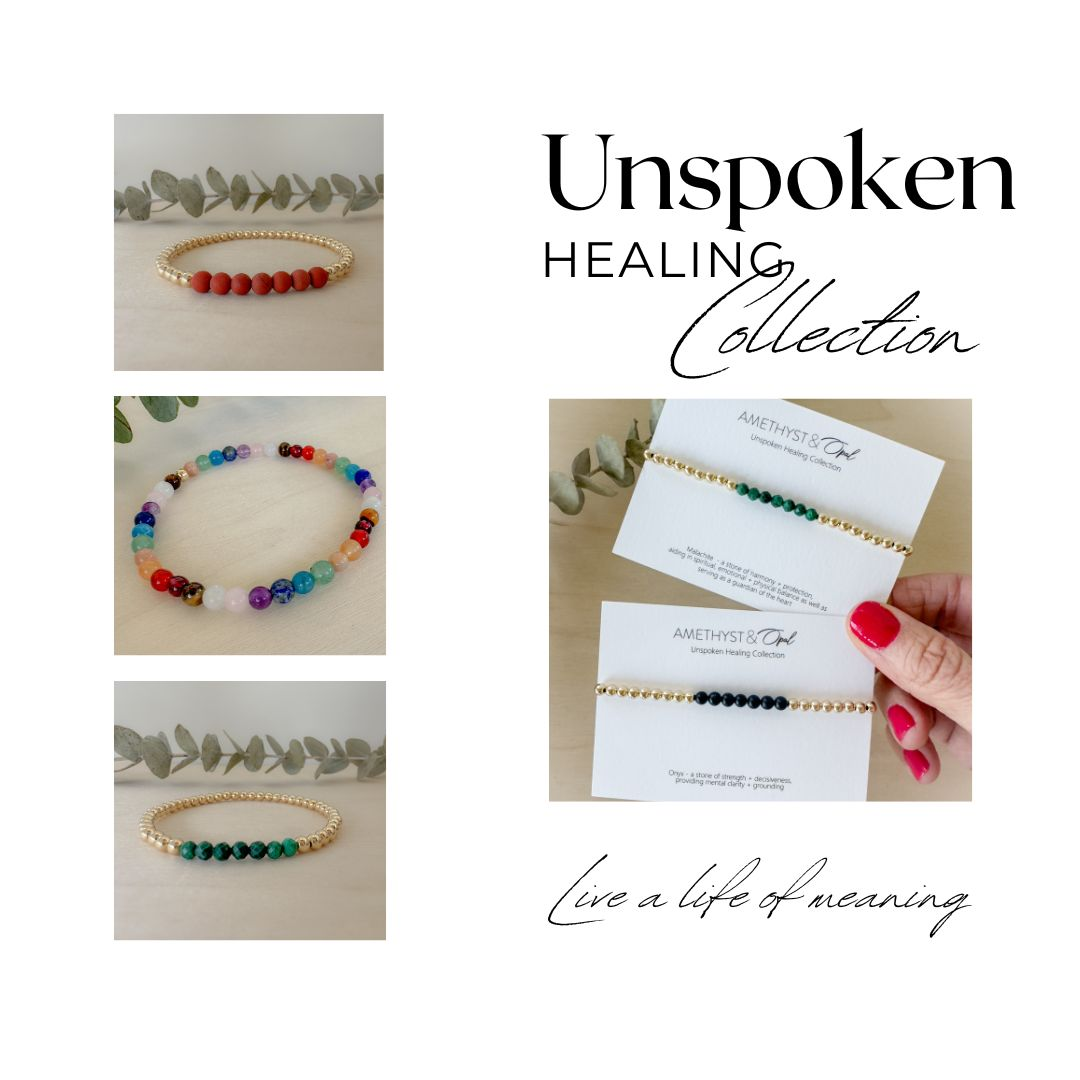 Unspoken Healing Collection– Amethyst + Opal