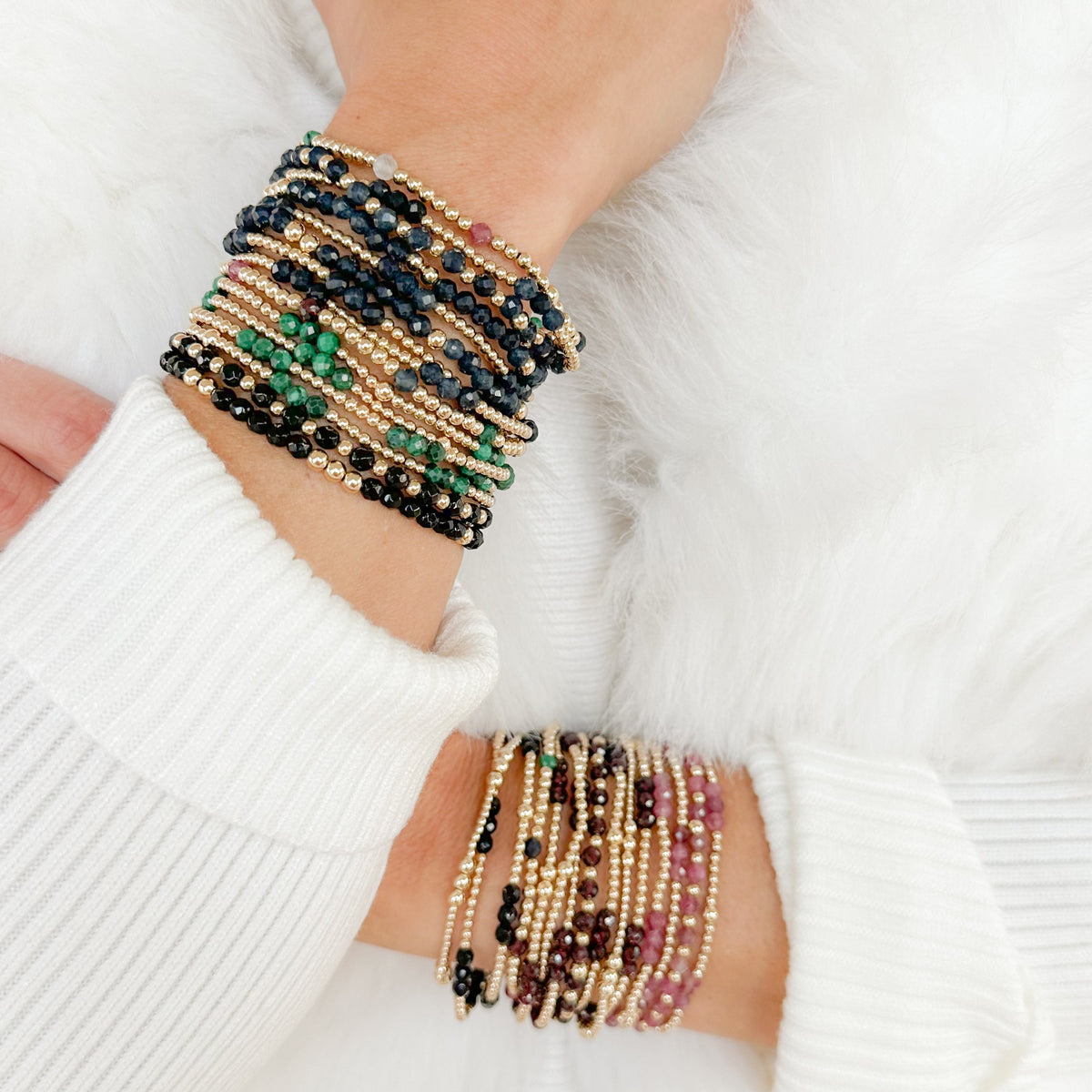 Gemma Collection– Amethyst + Opal