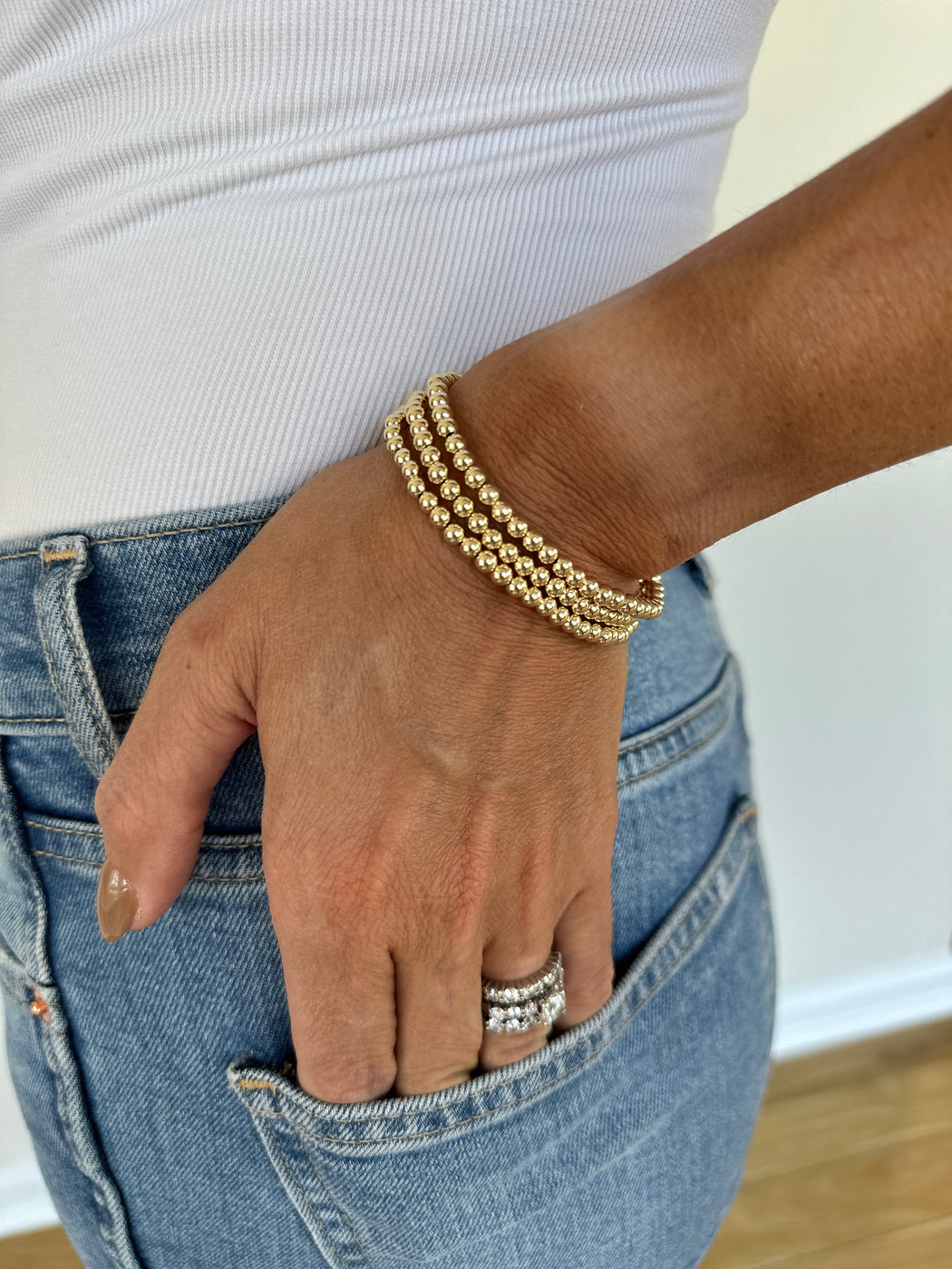 444 Stack– Amethyst + Opal