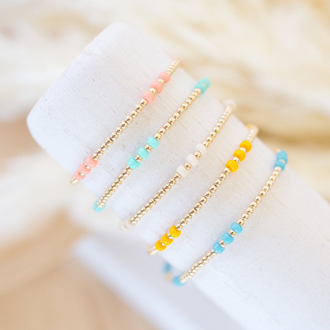 Capri Bracelet– Amethyst + Opal