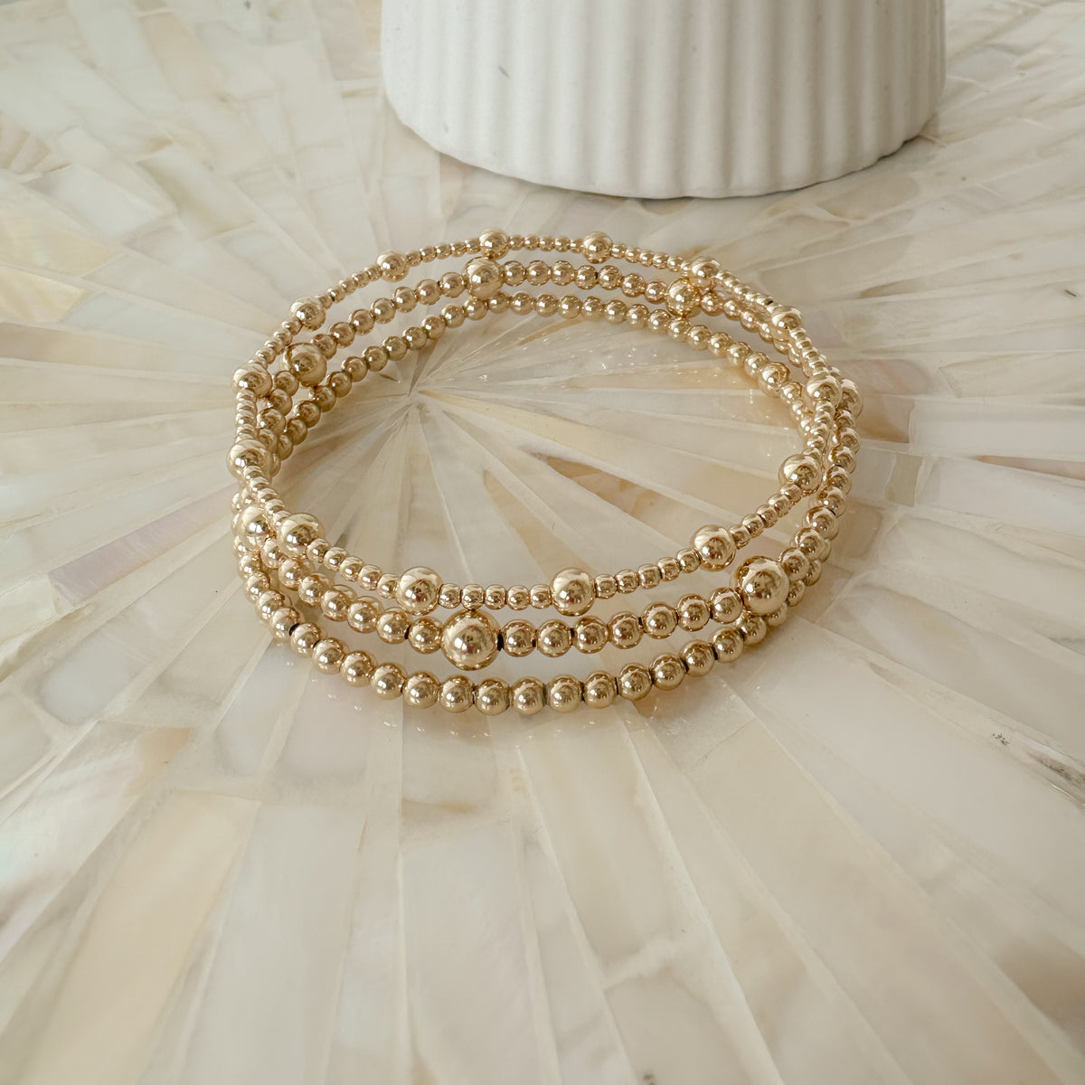 Hailey Stack– Amethyst + Opal