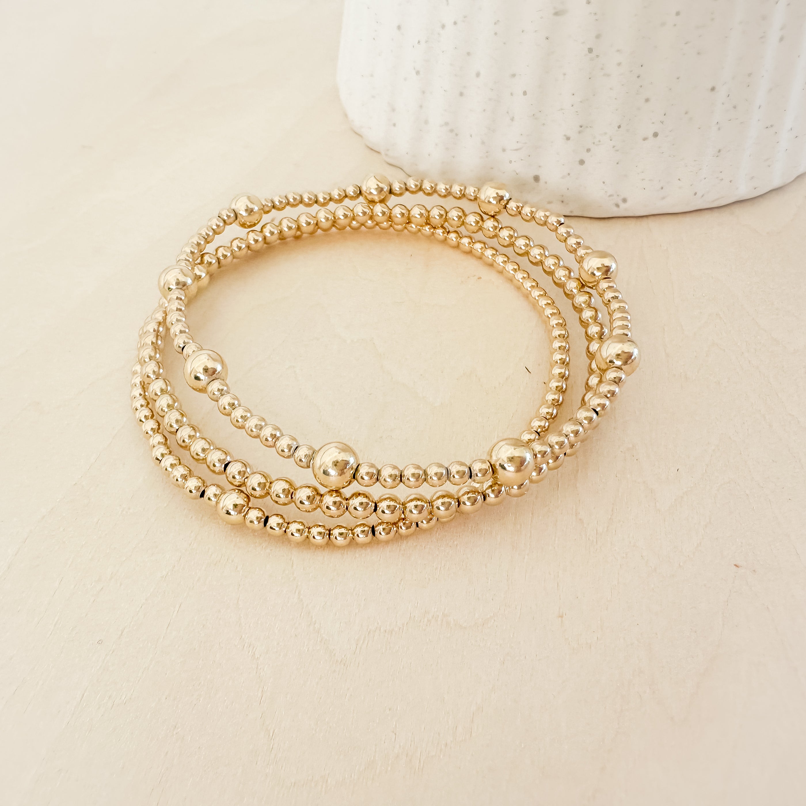 Naples Stack– Amethyst + Opal