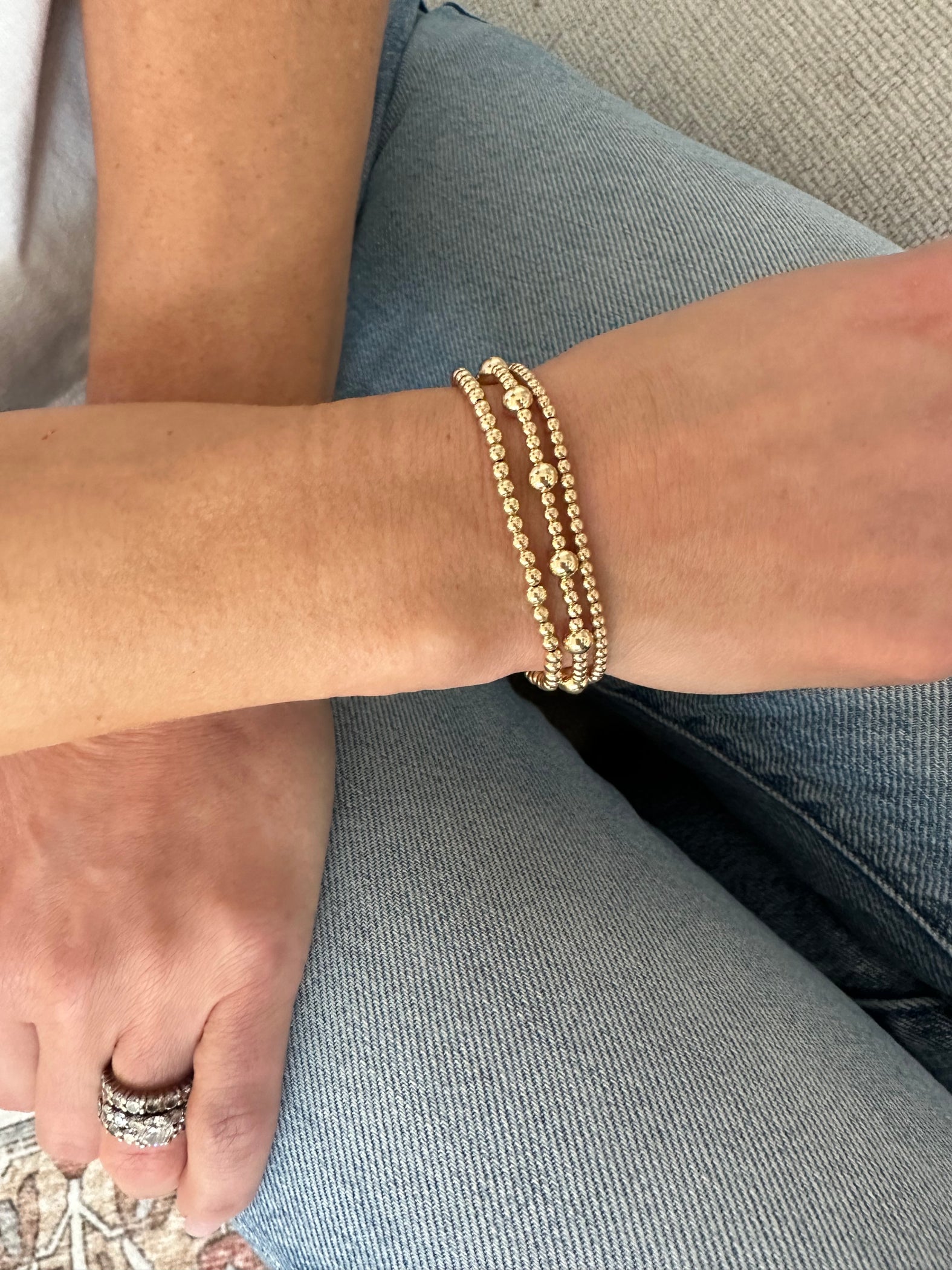 Naples Stack– Amethyst + Opal