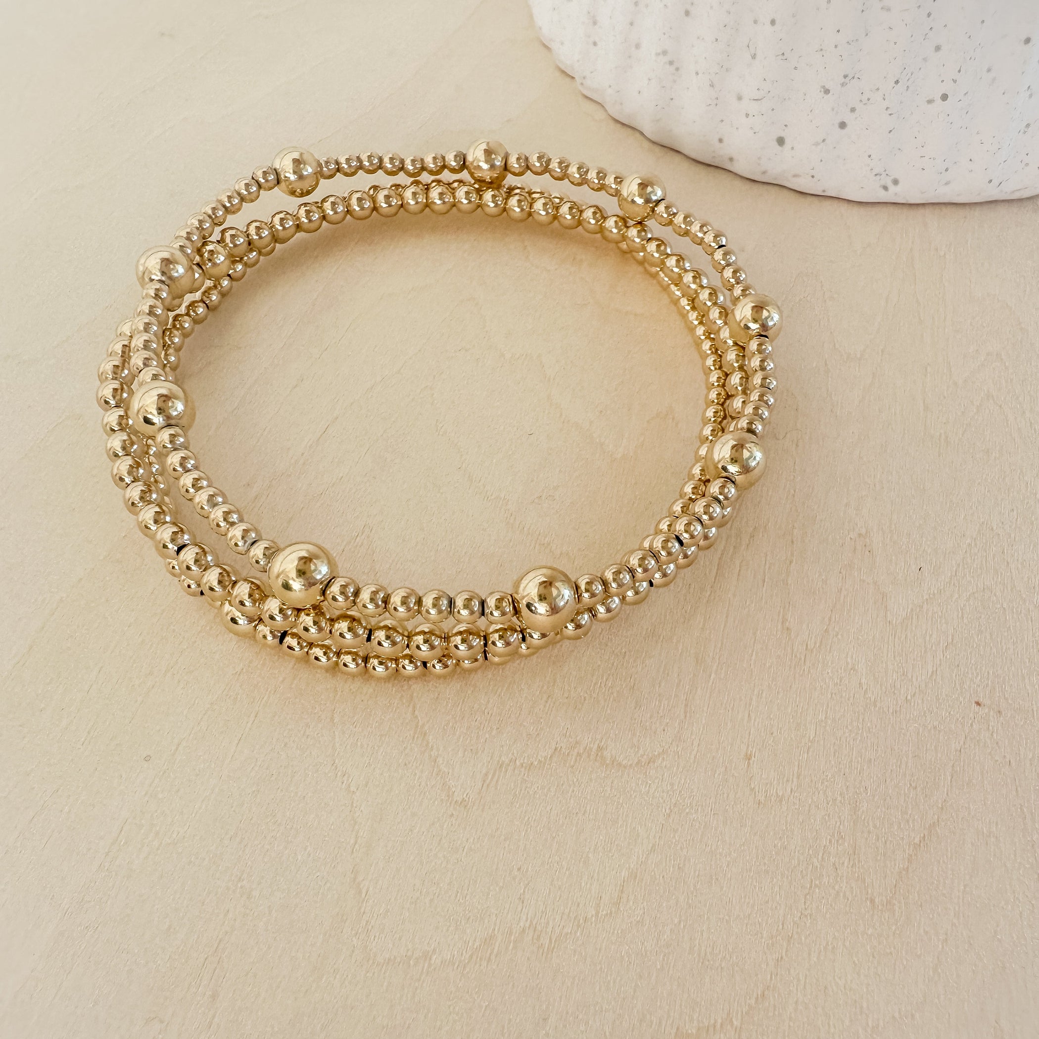 Naples Stack– Amethyst + Opal