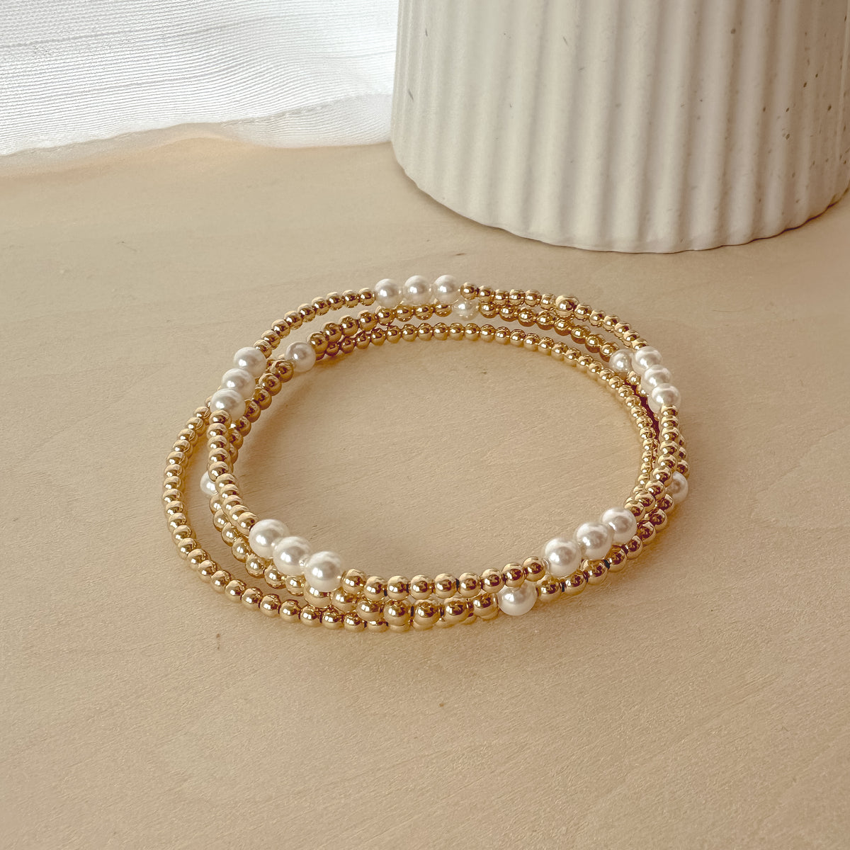 Newport Stack– Amethyst + Opal