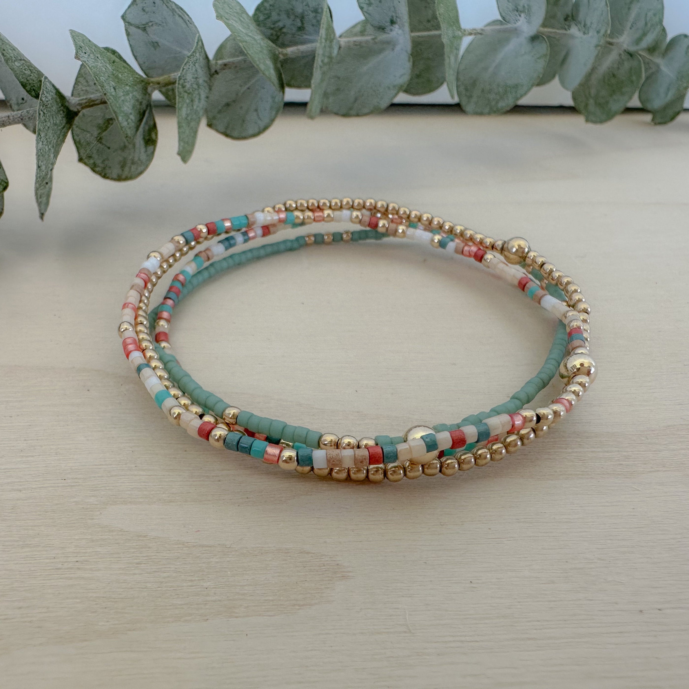 Sedona Stack– Amethyst + Opal